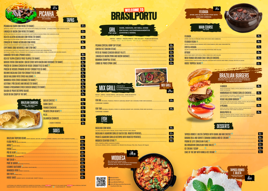 Menu – Cozinha – BrasilPortu